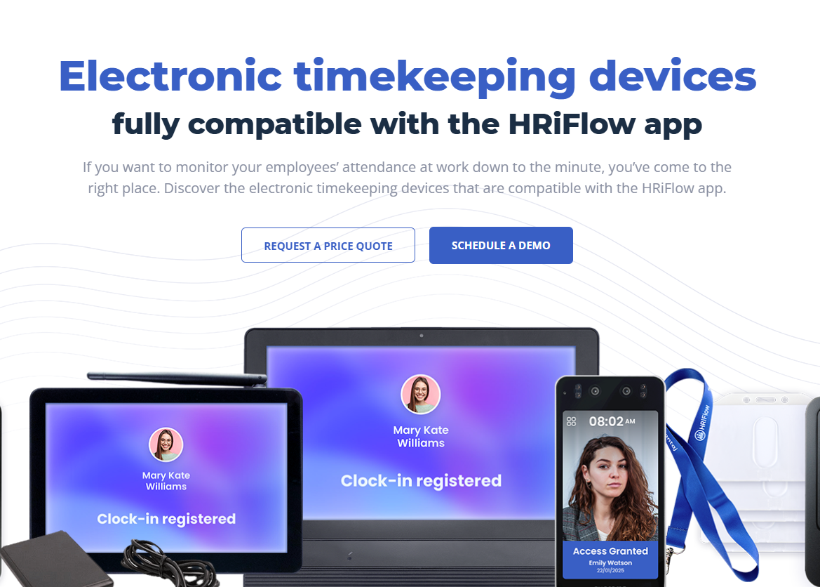 Electronic timekeeping devices - HRiFlow